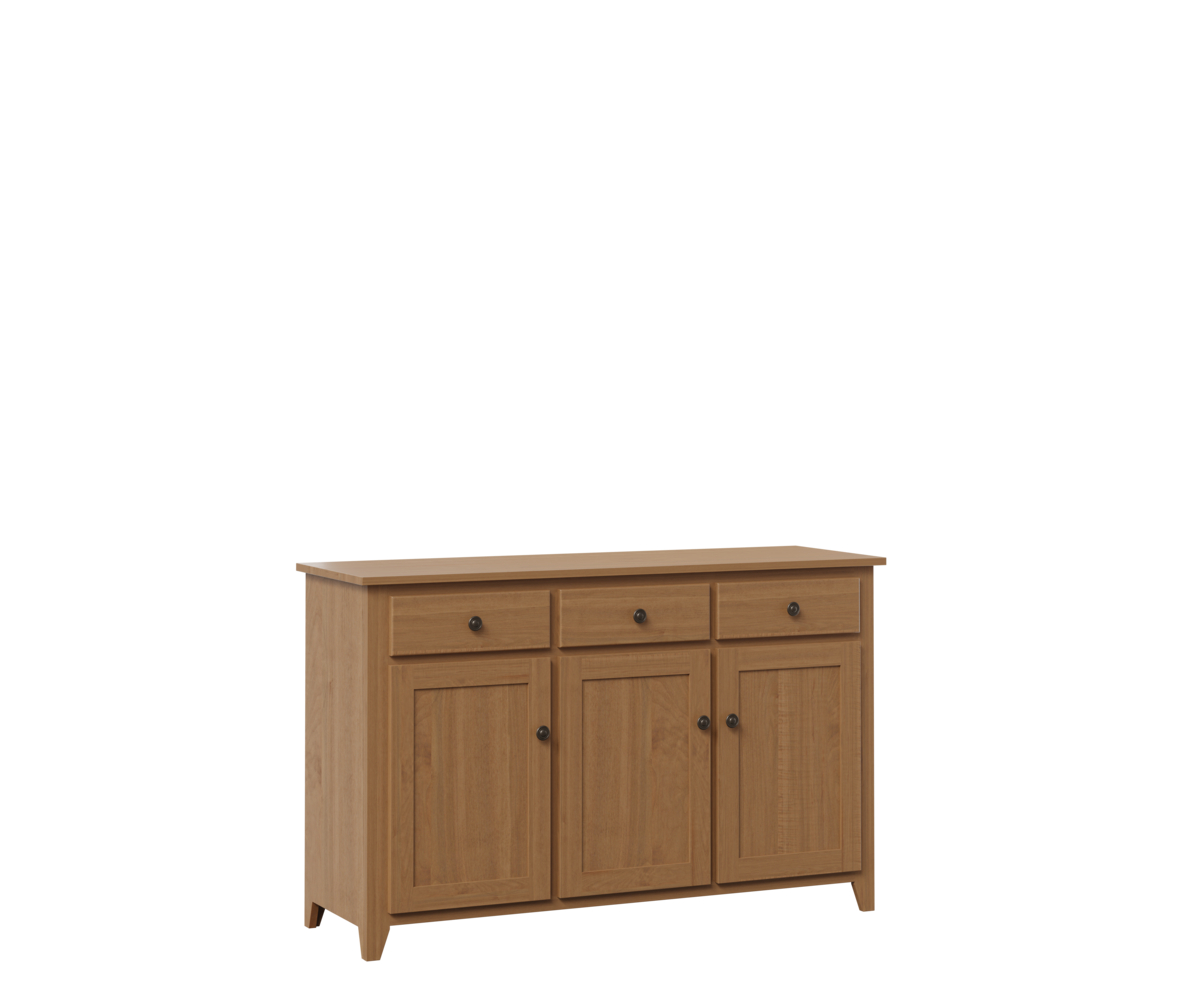 Shaker 3 Door Buffet & Hutch - Miller House Furniture