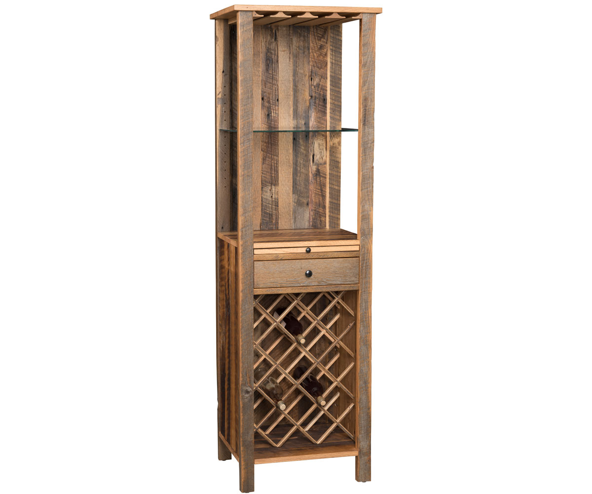 Wine Tower - Reclaimed - Miller House Furniture