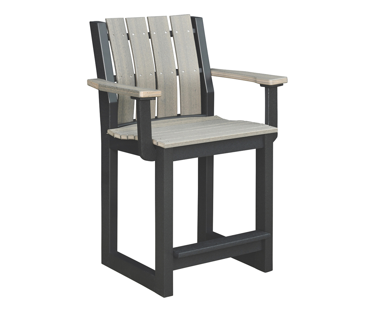 Lindor Counter Height Arm Chair - Miller House Furniture