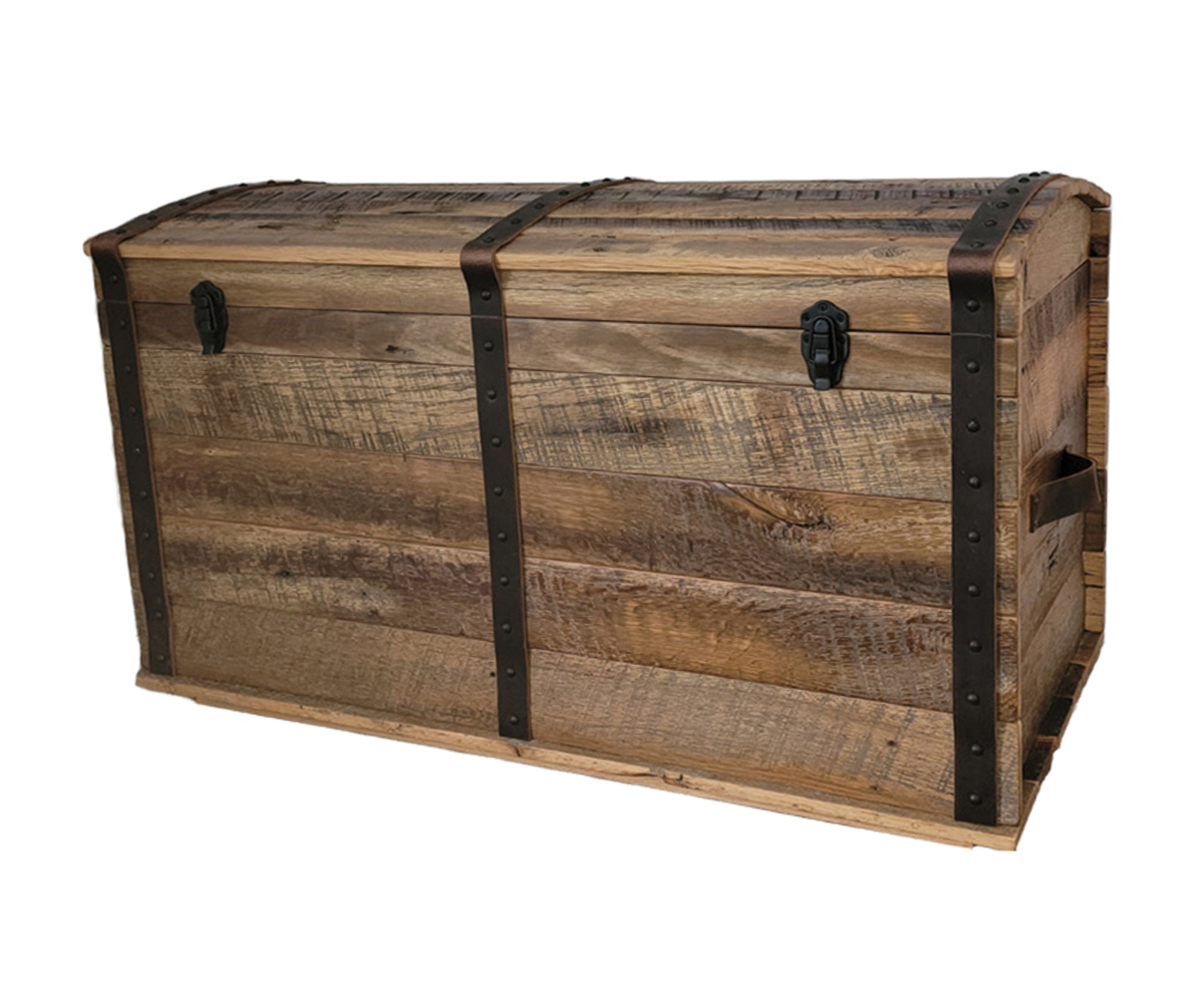 Round Top Trunk - Large - Miller House Furniture